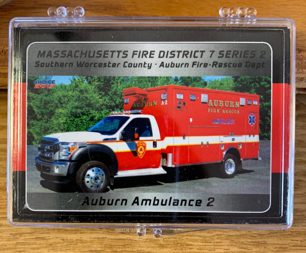 Massachusetts Fire District 7 Trading Card Set series 2 - The Fire Bell
