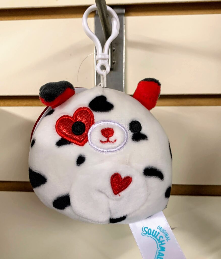 Squishmallow - Dalmatian Dustin Keychain - The Fire Bell