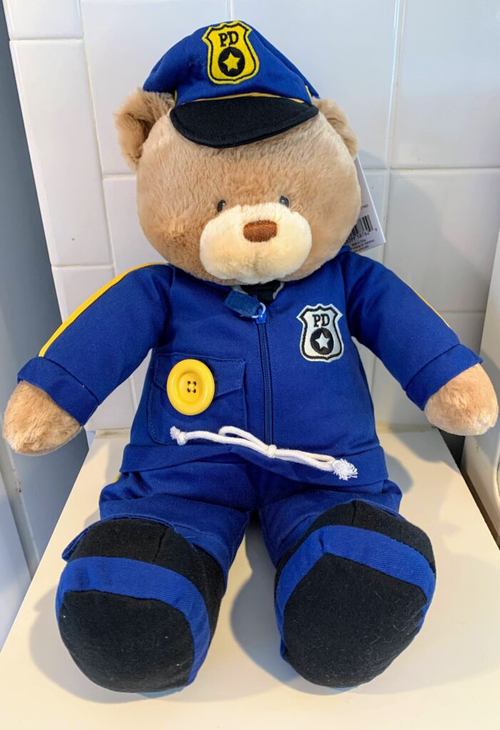 Teach Me to Dress Police Officer Teddy Bear - The Fire Bell