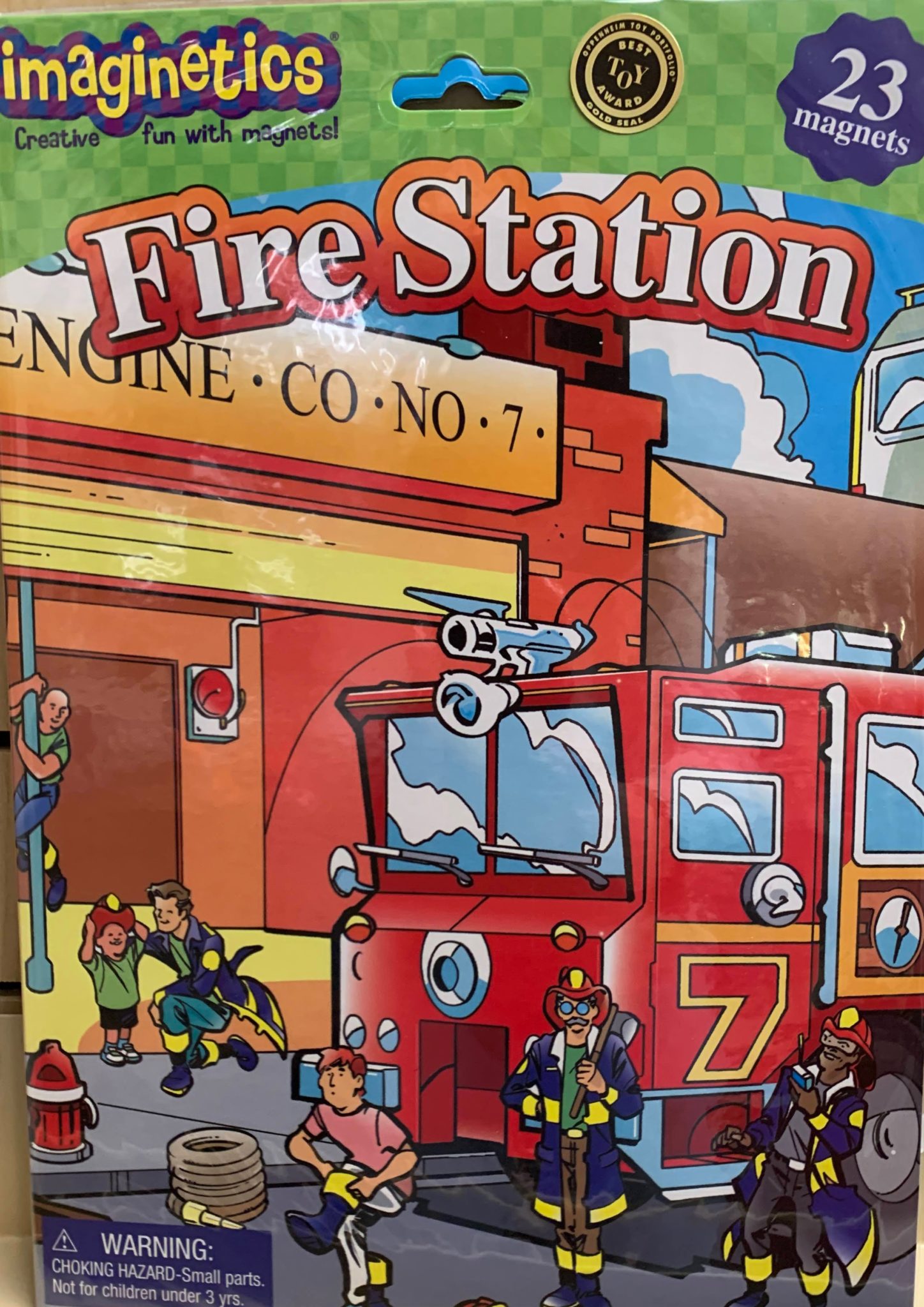 Fire Station Magnet Play Set - The Fire Bell