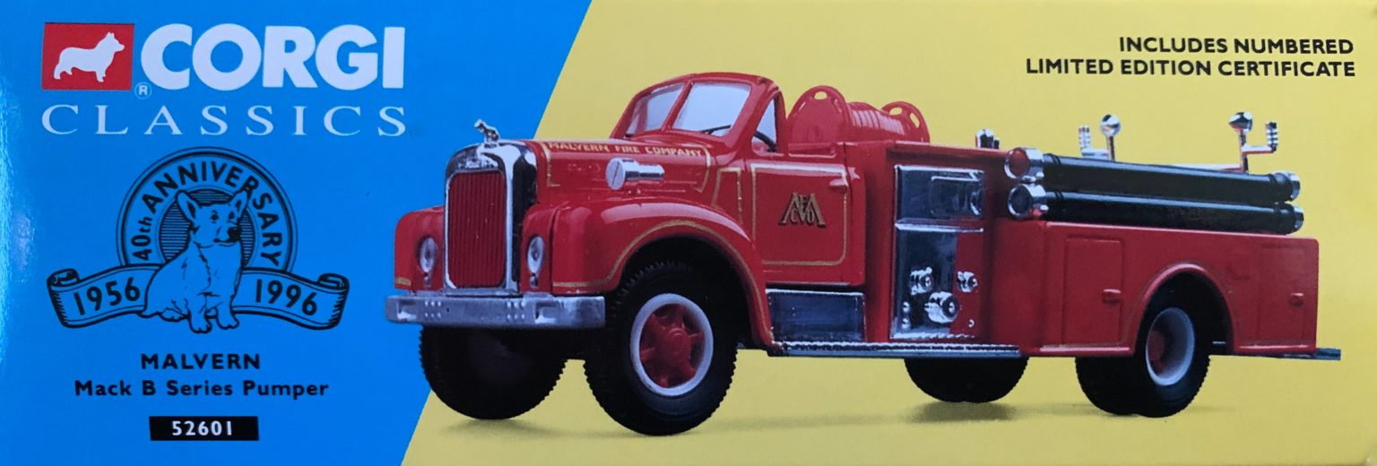 Corgi - Mavern Mack B Series Pumper - The Fire Bell