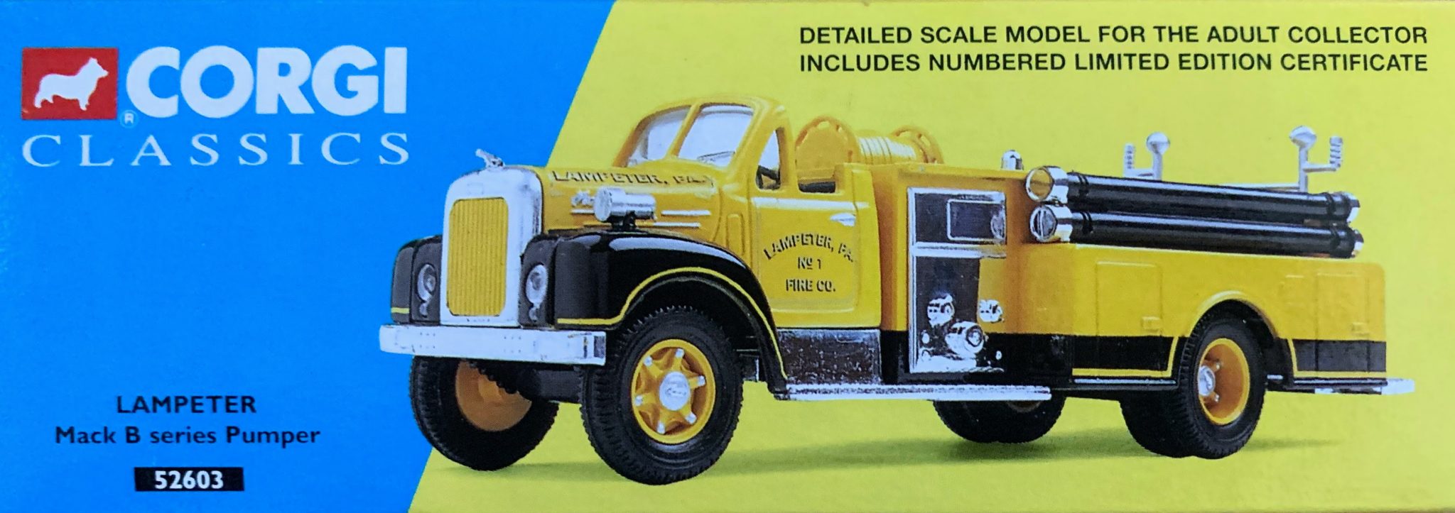 Corgi - Lampeter Mack B Series Pumper - The Fire Bell