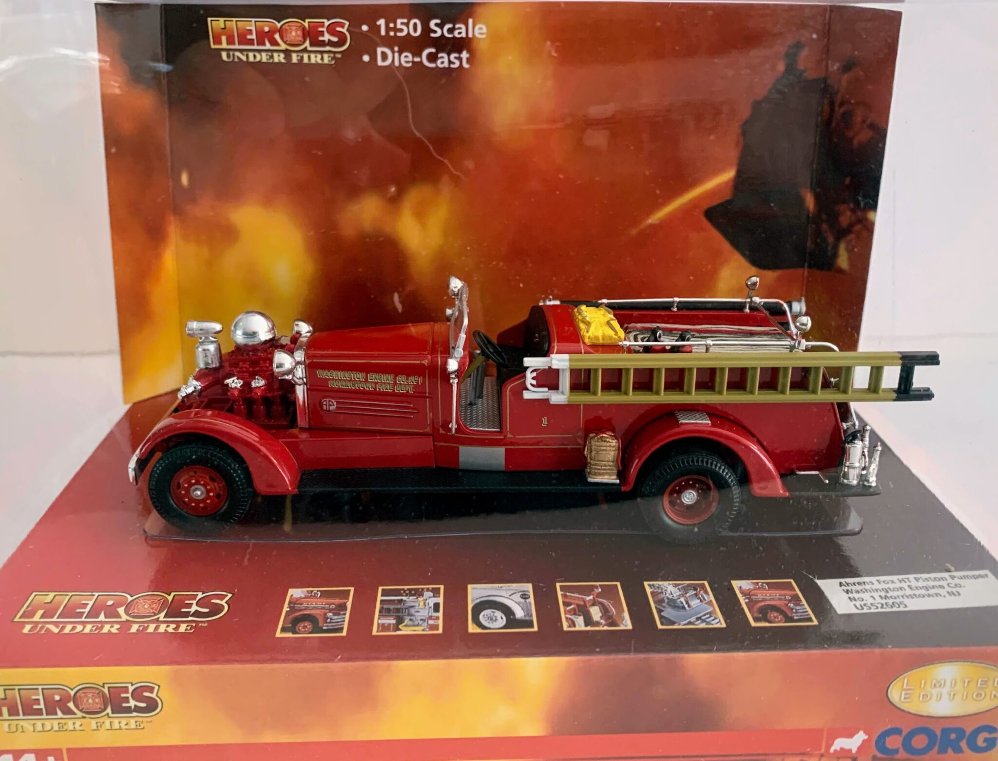 Corgi - Morristown, NJ Ahrens Fox HT Piston Pumper - The Fire Bell