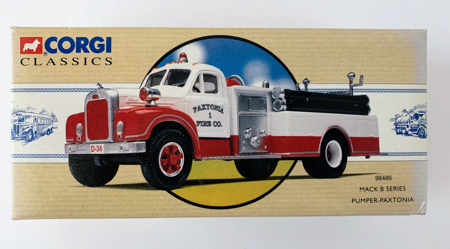Corgi - Paxtonia Mack B Series Pumper - The Fire Bell