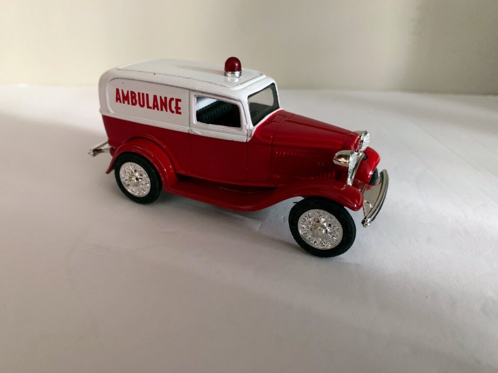 Ford 1932 Ambulance Panel Truck - The Fire Bell