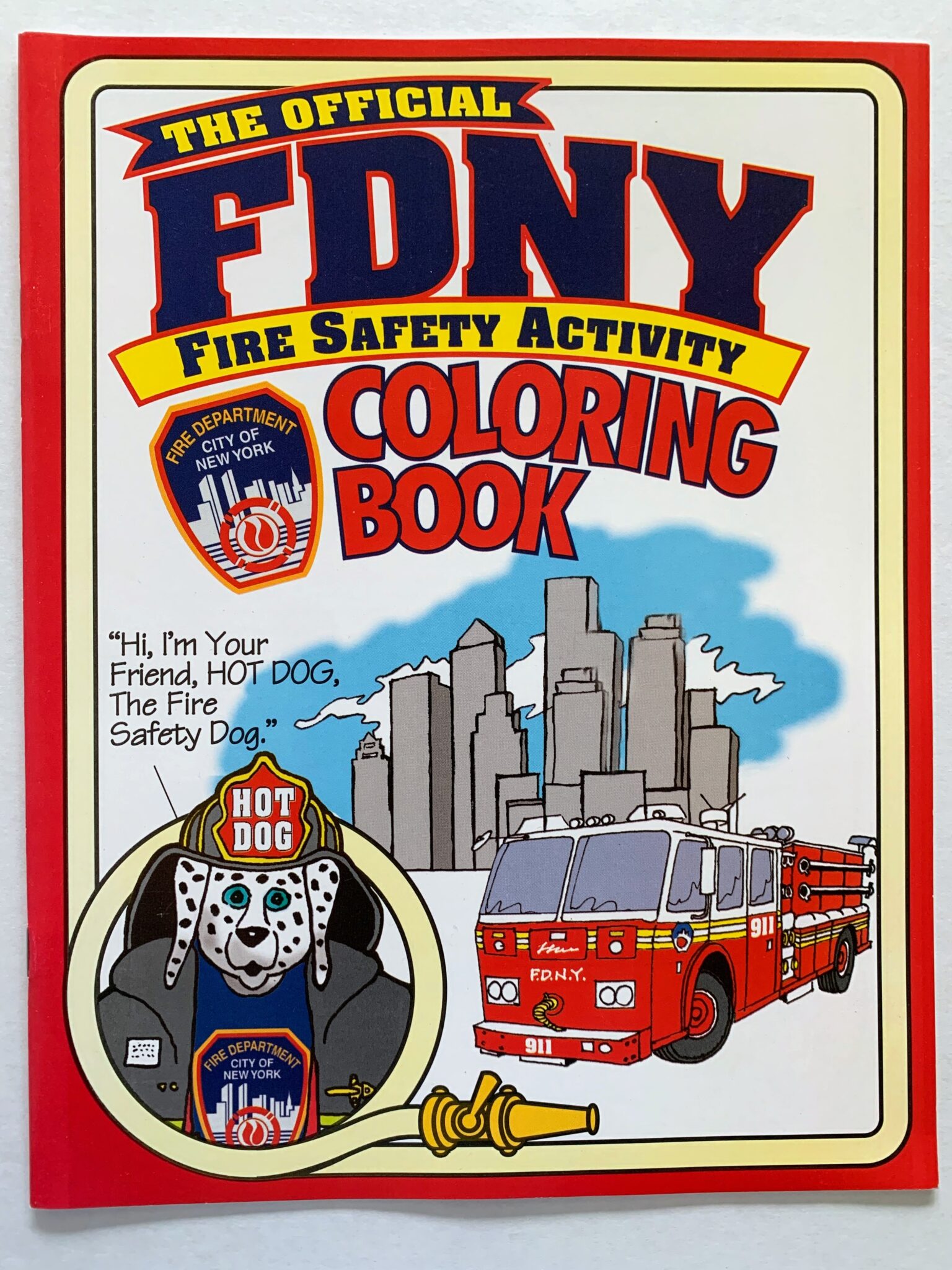 Coloring Book - FDNY Fire Safety Activity Book - The Fire Bell