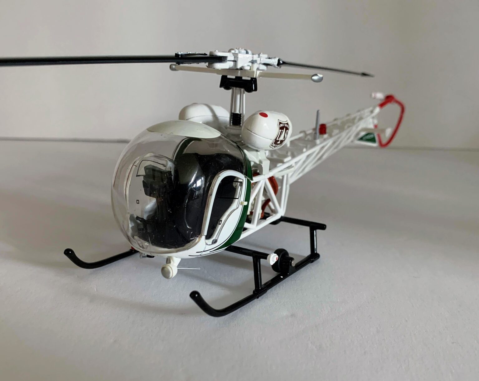 Bell 47 Helicopter U.S. Forest Service - The Fire Bell