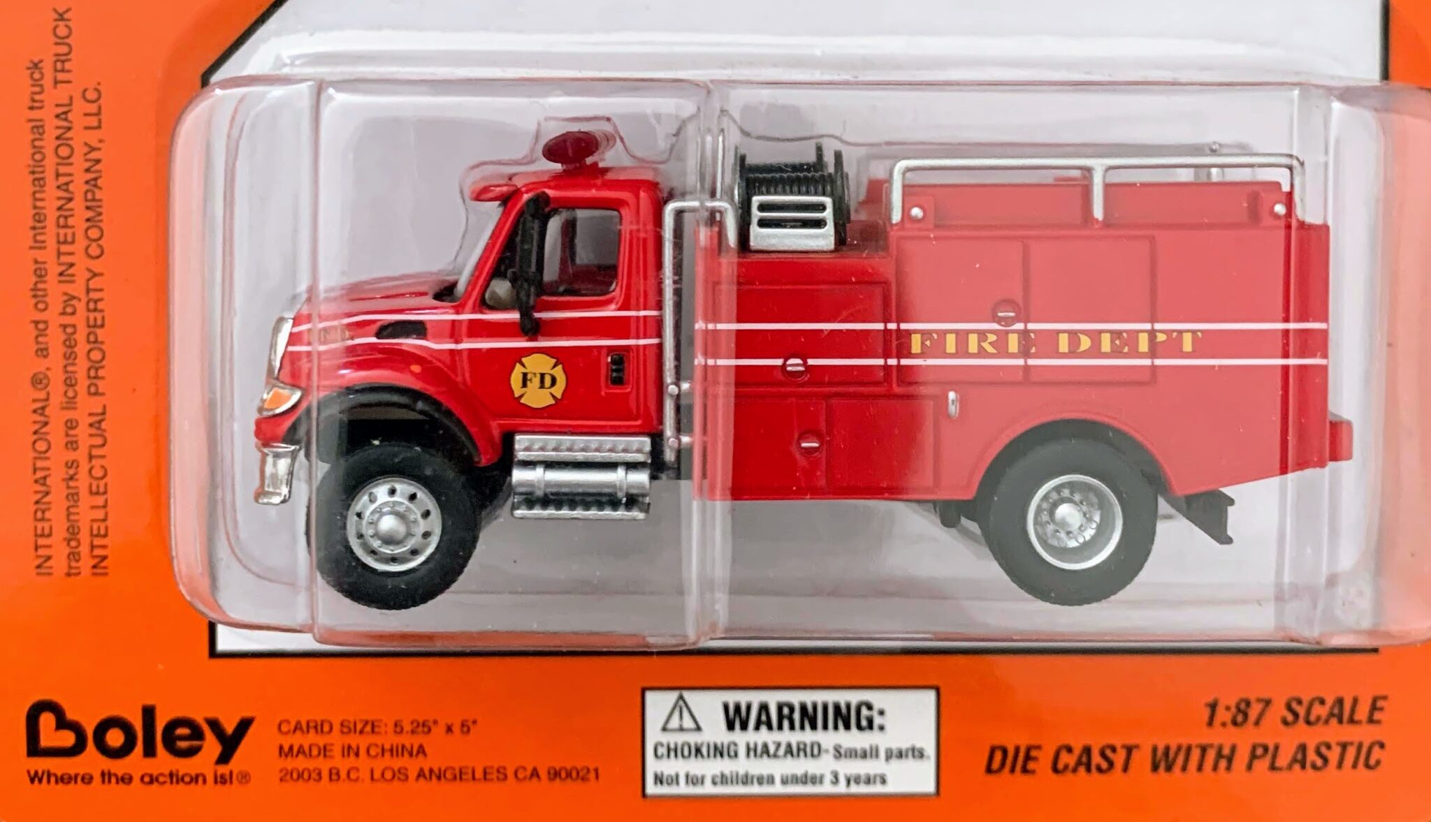 International 7000 Series Single Cab Brush Fire Truck - The Fire Bell
