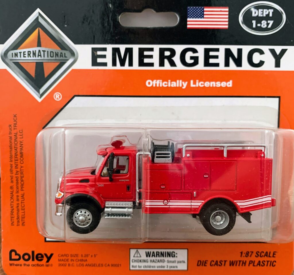 International 7000 Series Single Cab Brush Fire Truck w/Stripe - The ...