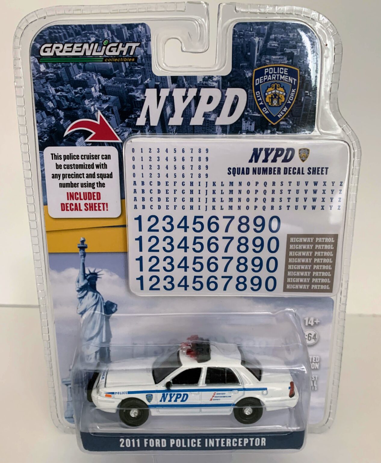 Ford 2011 Crown Victoria NYPD with Squad Number Decals - The Fire Bell