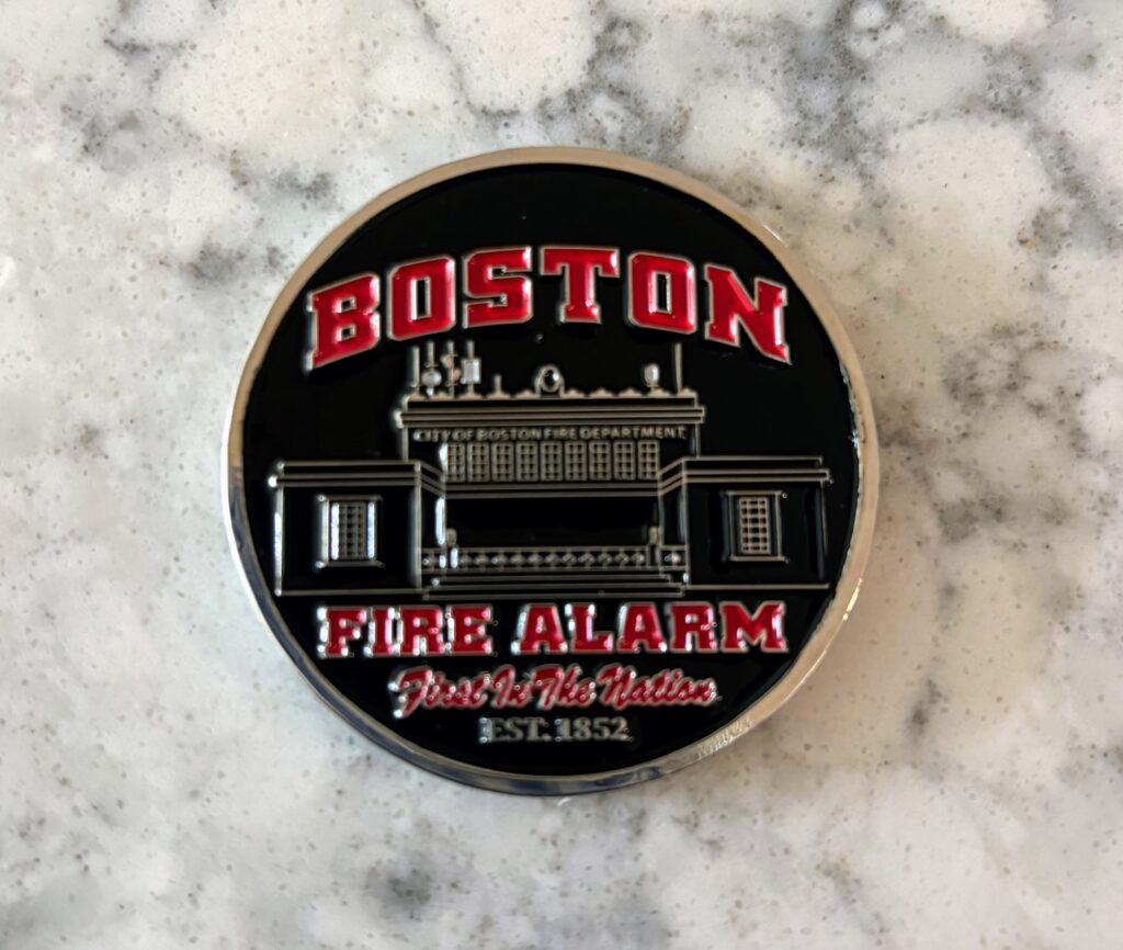 Coin - Boston Fire Department Fire Alarm - The Fire Bell