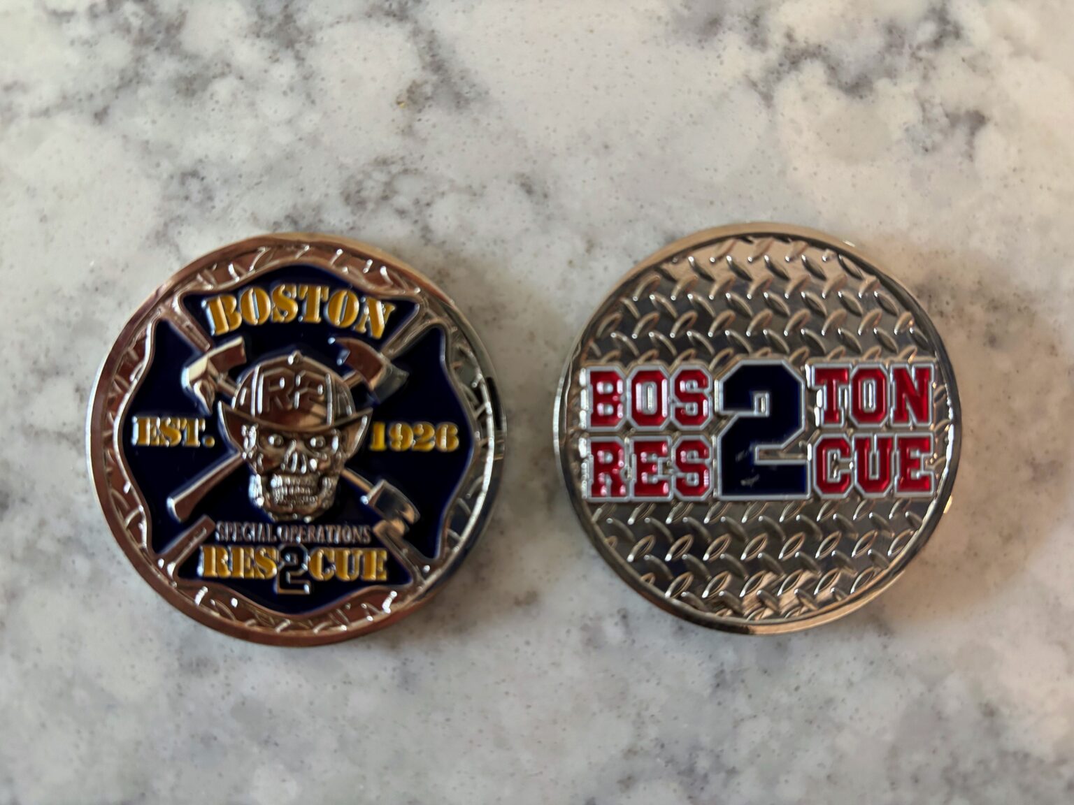 Coin - Boston Fire Department Rescue 2 - The Fire Bell