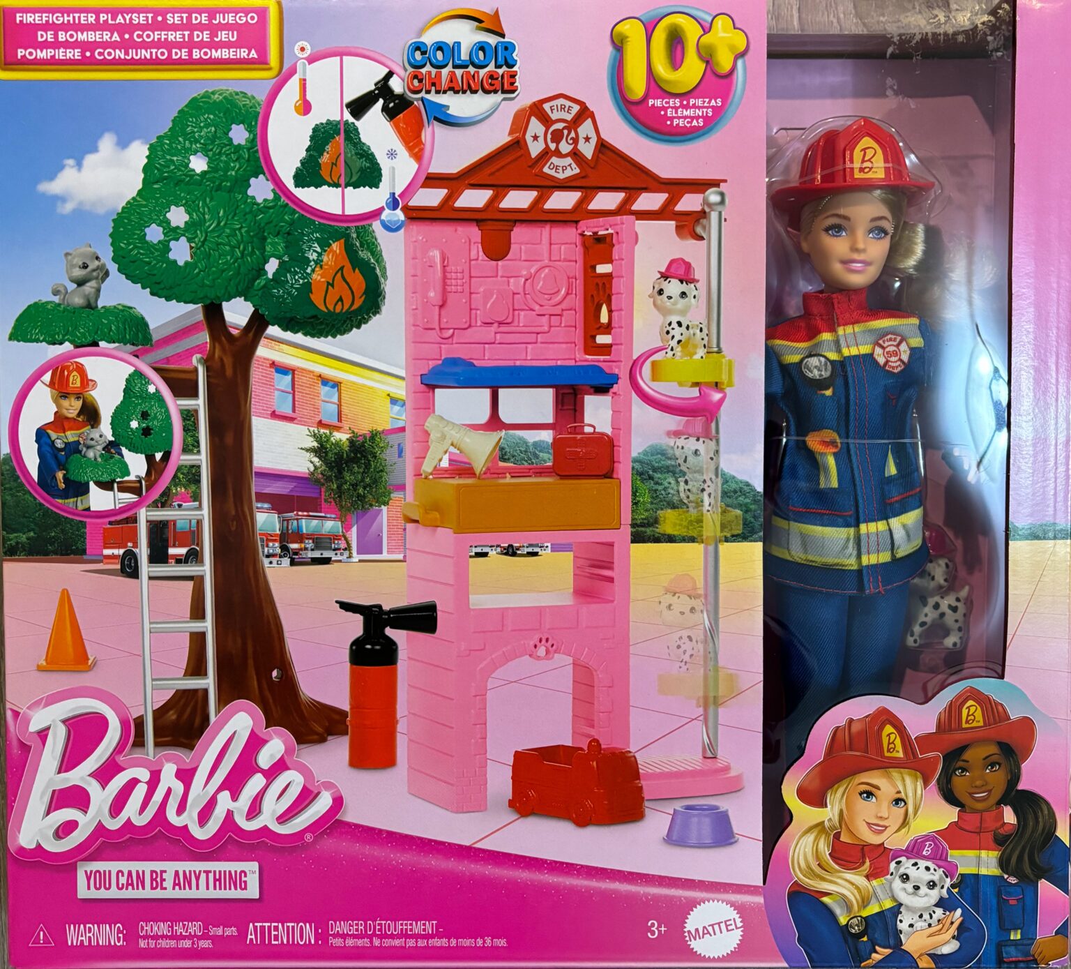 Barbie Firefighter Play Set - The Fire Bell