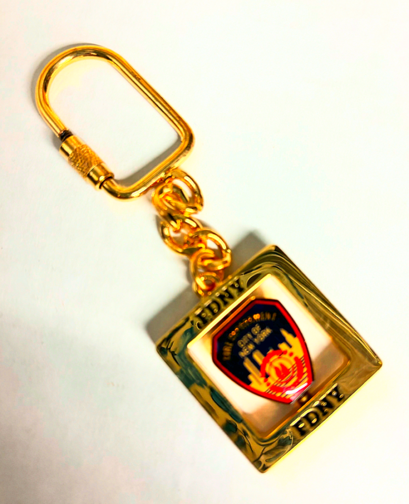 Key Chain - FDNY Gold - The Fire Bell