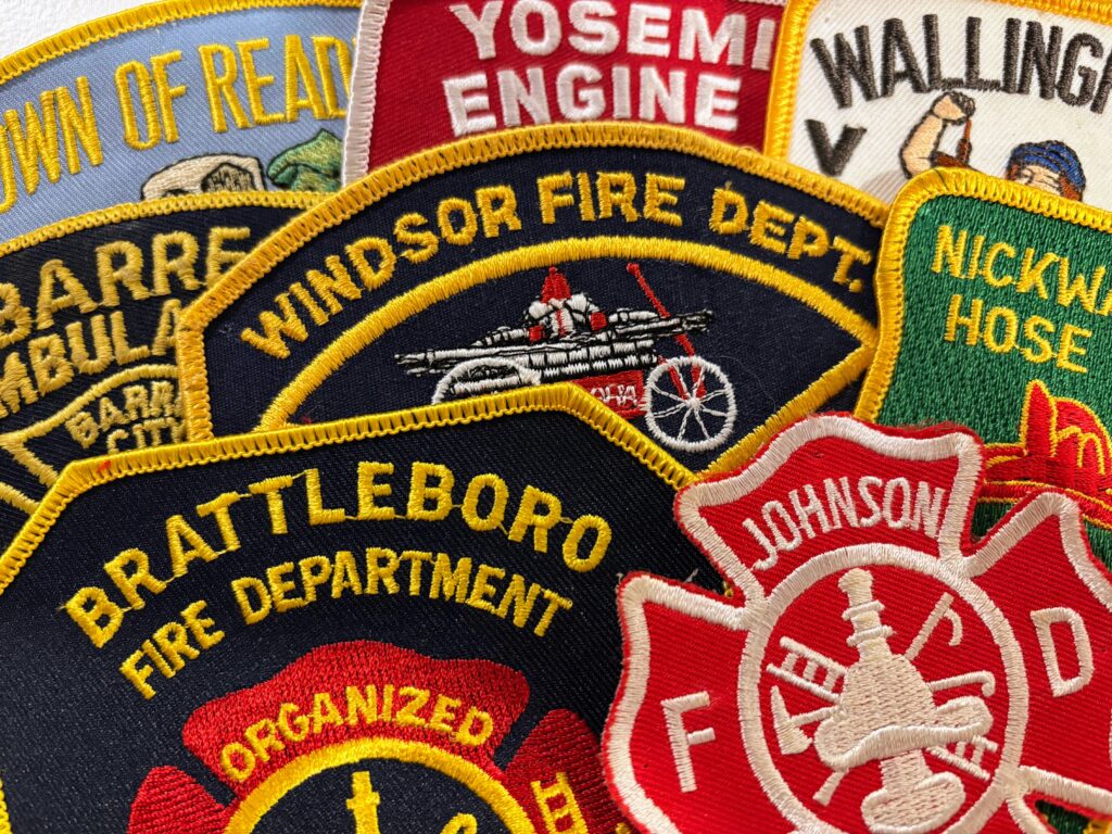 Fire Patches - Vermont Fire Departments Patch Mystery Bag - The Fire Bell