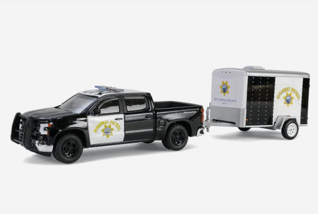 Chevrolet Silverado 2023 & Cargo Trailer California Highway Patrol ...