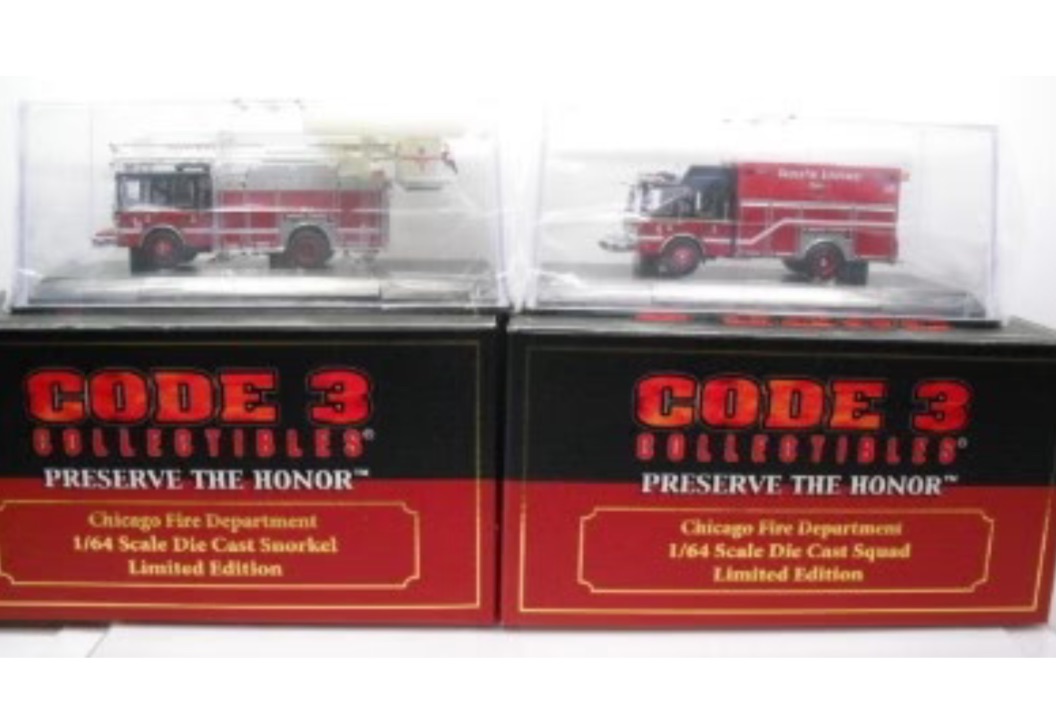 Code 3 - Chicago Squad 1 and Snorkel 1A, Set of Two - The Fire Bell