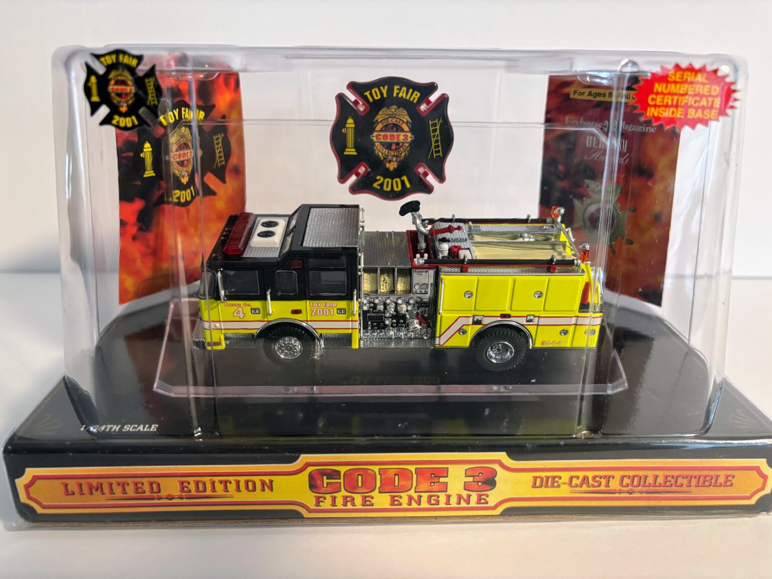 Code 3 - Toy Fair 2001 Pierce Dash SM Pumper E4 - The Fire Bell