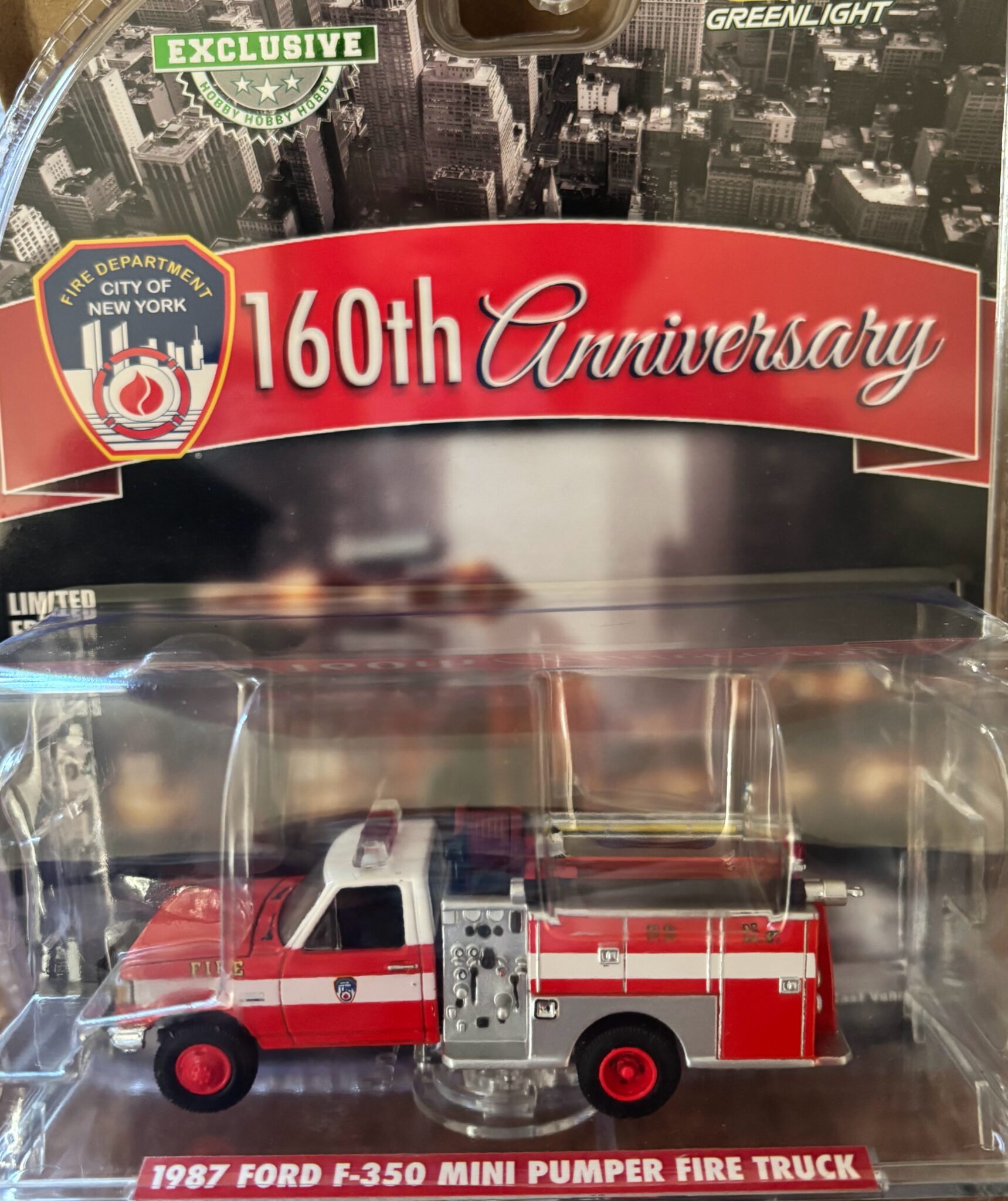 Ford 1987 F-350 Mini Pumper Fire Truck FDNY 160th Anniversary - The ...